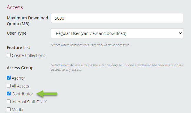 Managing DAM Contributors – Simpleview Knowledgebase